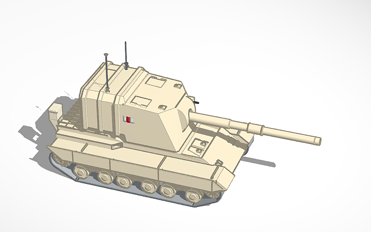 3D design FV4005 Stage II (Interior Turret) - Tinkercad