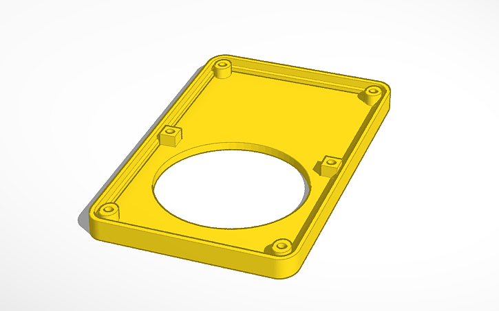 3D design Hitch EOT Lid - Tinkercad