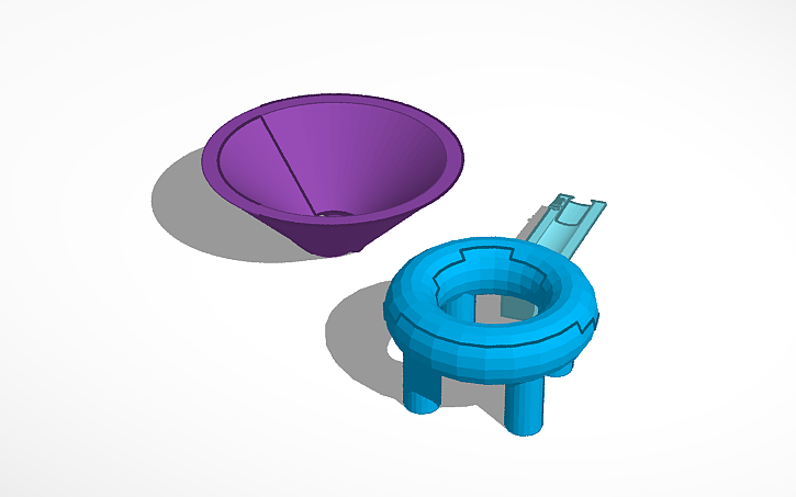 3D design Marble Funnel ACTUALLY WORKS ready to print | Tinkercad