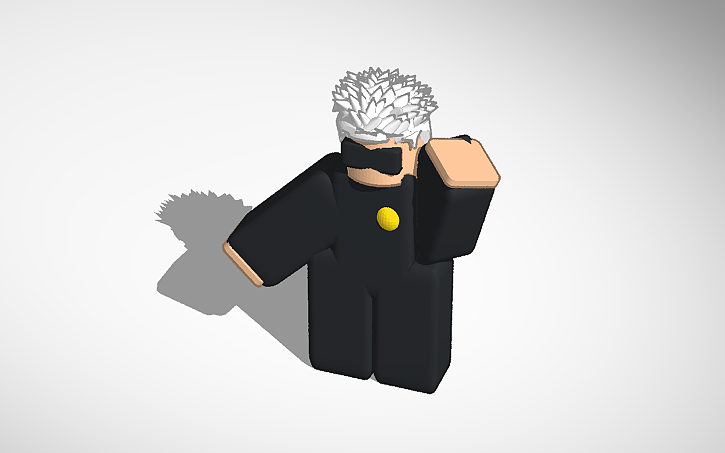 3D design saturo gojo - Tinkercad