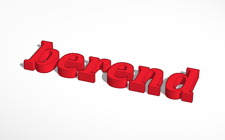 3D design Berend-1 | Tinkercad