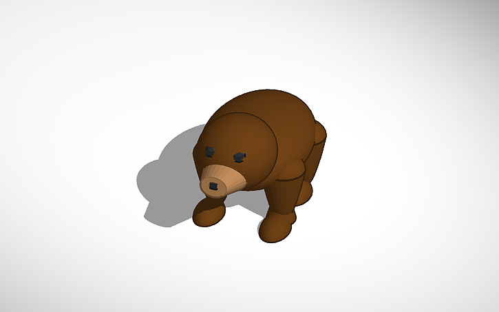 3D design Bear | Tinkercad