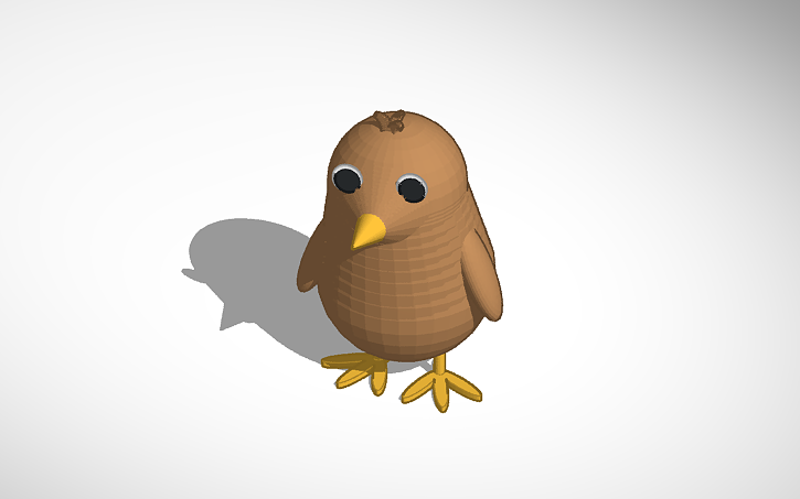 3D design Kiwi - Tinkercad