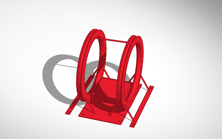 3D design Helmholtz Coil Bobbin - Tinkercad