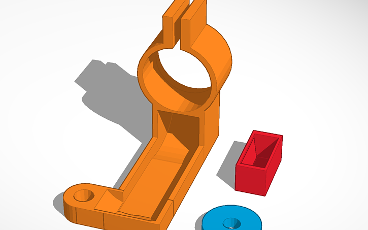 3D design Camera Microscope Mount - Tinkercad