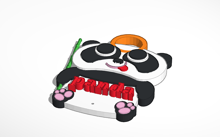 3D design Copy of Panda | Tinkercad
