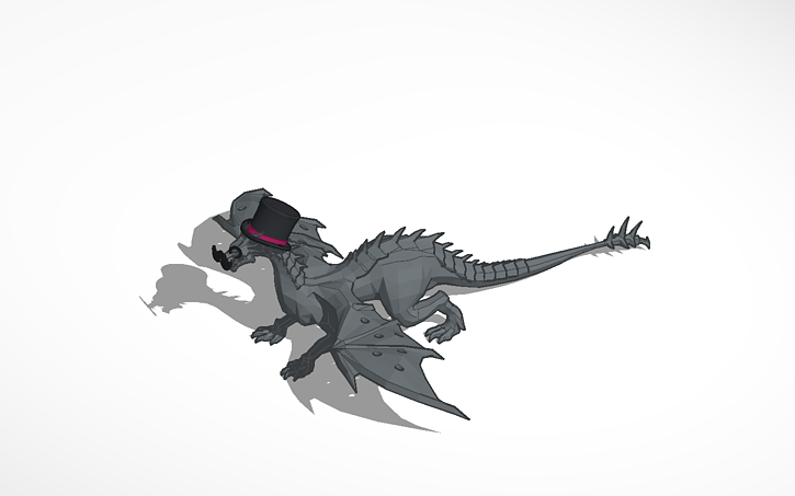 3D design Mustache Dragon | Tinkercad