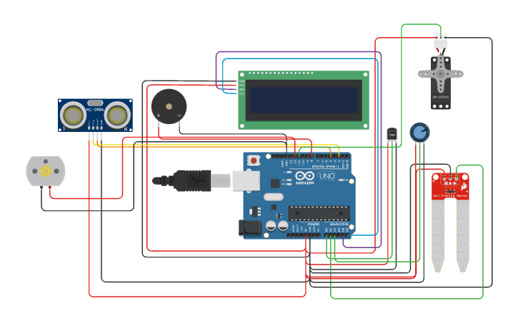 Circuit Design Agriculture Tinkercad