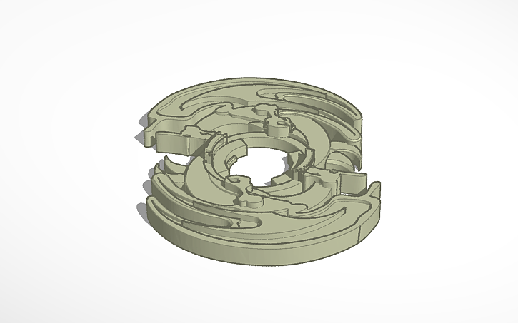 3D design Charizard Beyblade - Tinkercad