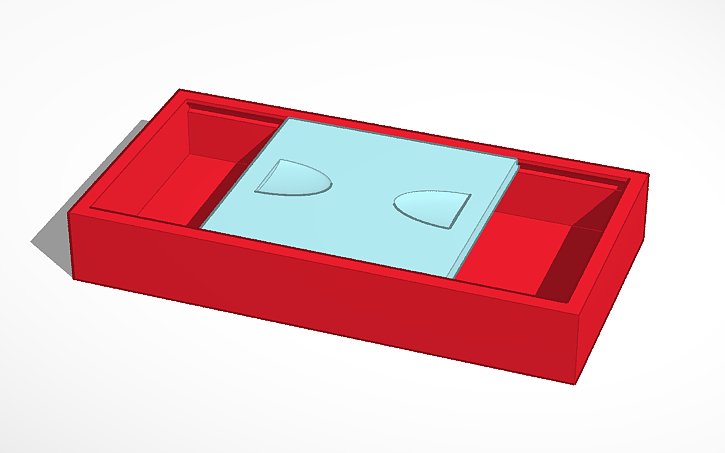 3d Design Box With Sliding Lid Tinkercad