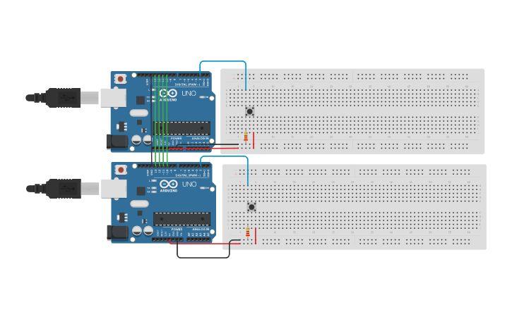 Circuit design SPI - Tinkercad