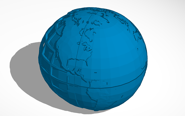 3D design Terre - Tinkercad