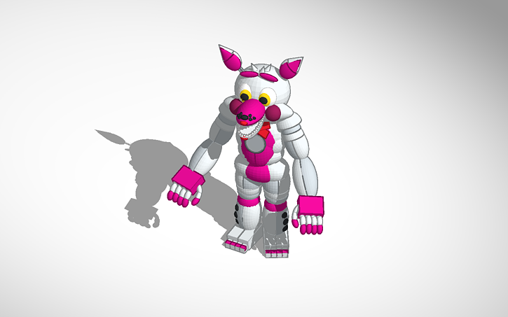 3D design Funtime Foxy SL - Tinkercad