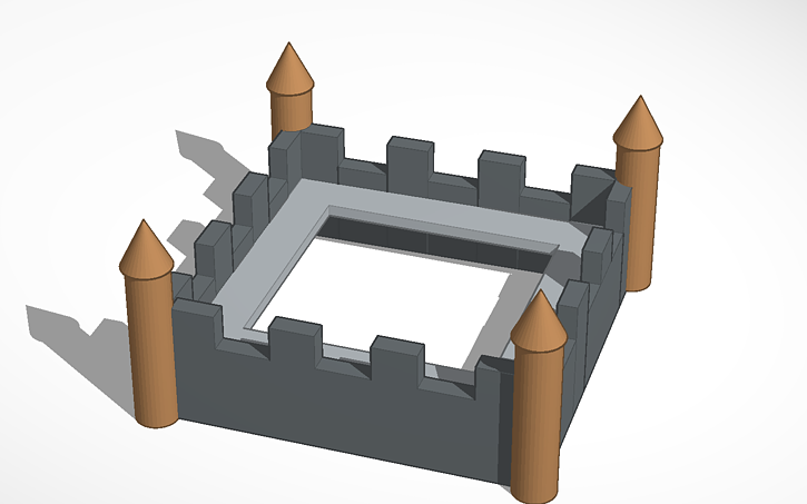 3D design Tiago´s Castel 7ºE - Tinkercad