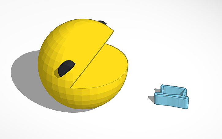 3D design PACMAN - Tinkercad