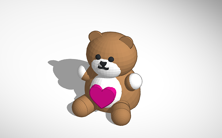 3d Design Bear Bear Tinkercad