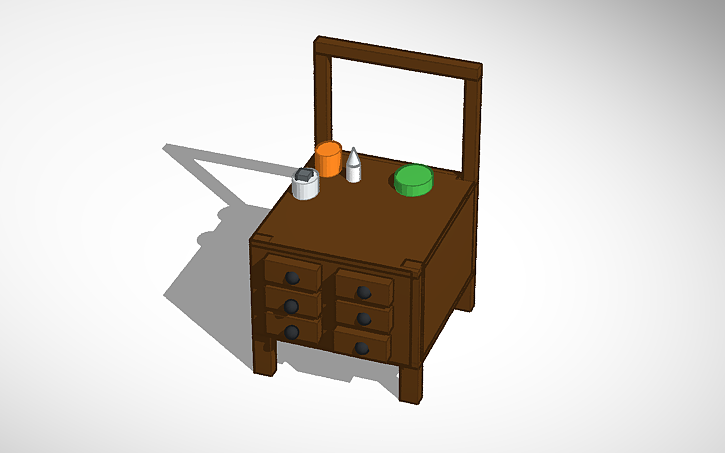 3D design Mirror Drawer | Tinkercad