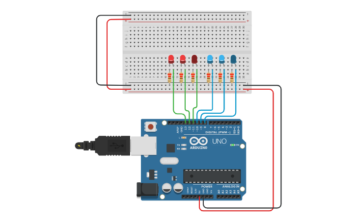 Circuit design arduino | Tinkercad