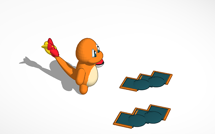 3D design Charmander - Tinkercad