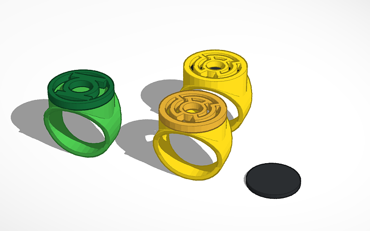 3D design Power Ring Blank - Tinkercad