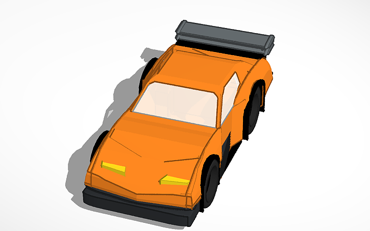 3D design 2F4U Sports Car - Tinkercad
