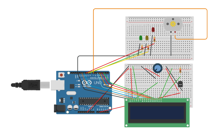 Interfacing Temperature Sensor With Arduino Using Tinkercad Images