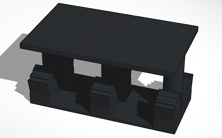 3D design pencil holder - Tinkercad