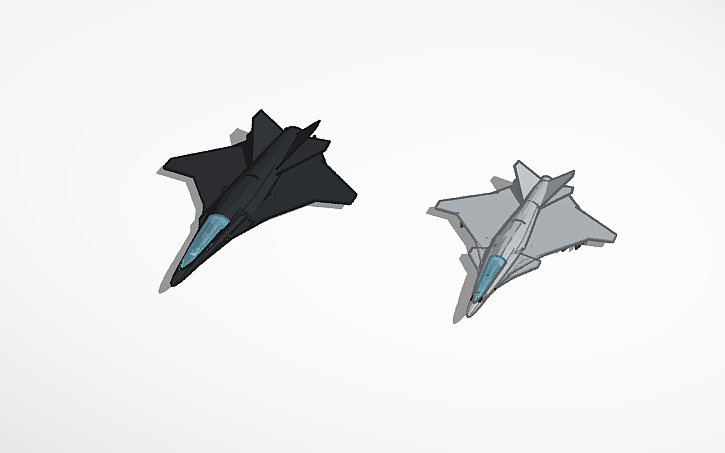 3D design 7th Gen Hypersonic Fighter "Flash" Type-02 - Tinkercad