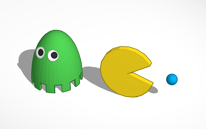 3D design Pacman boii | Tinkercad