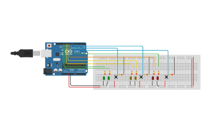 Circuit design EXAMEN 1 - Tinkercad