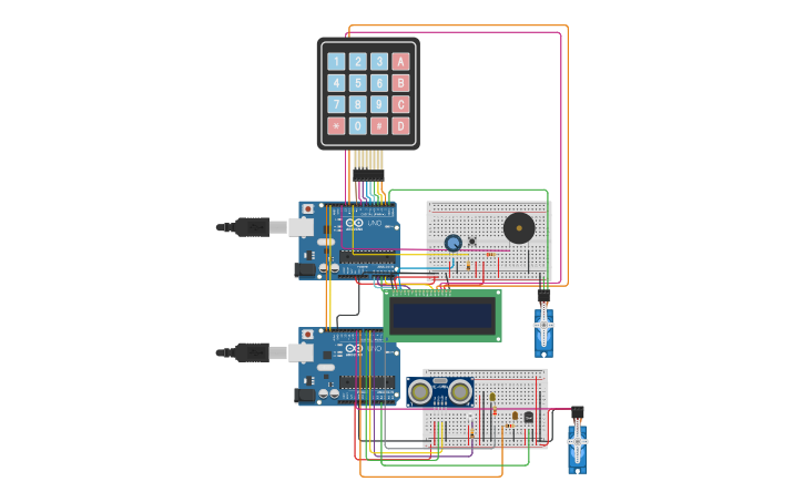 Circuit design Diseño domotica - Tinkercad