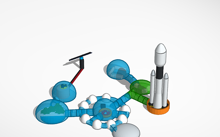3D design Habitable Mars Facility - Tinkercad