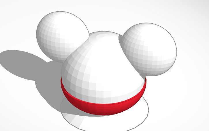3D design Mickey Mouse Carly Murphy | Tinkercad