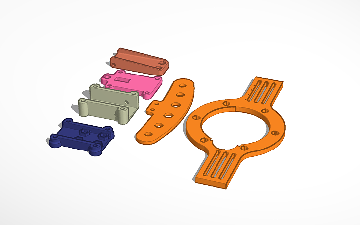 3D design paddle shifter - Tinkercad