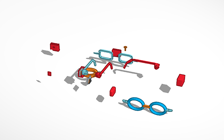 3D design Glasses Frames for kccs | Tinkercad