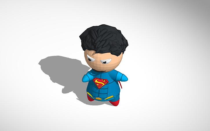 3D design Superman From Batman v Superman - Tinkercad