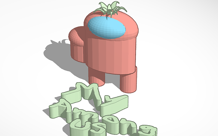3d Design My Among Us Character Tinkercad
