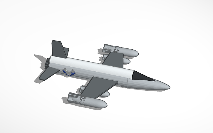 3D design Big Boy Jet Fighter | Tinkercad