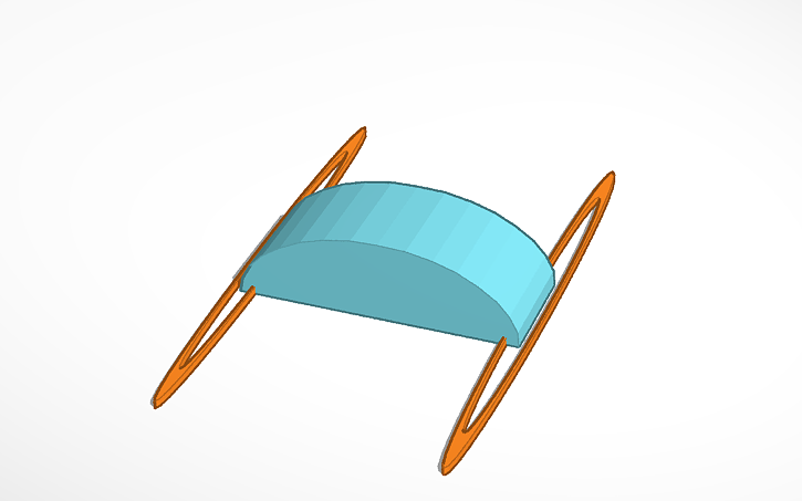 3D design moveable bridge - Tinkercad