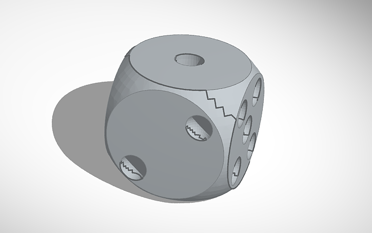 3D design terning panda | Tinkercad