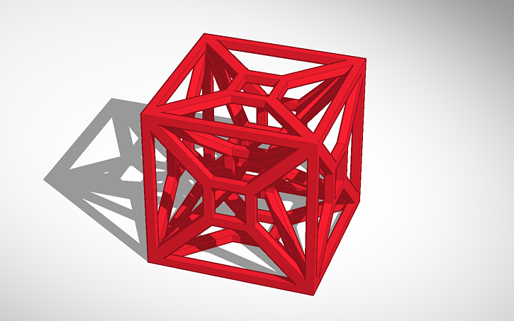 3D design Copy of tesseract | Tinkercad