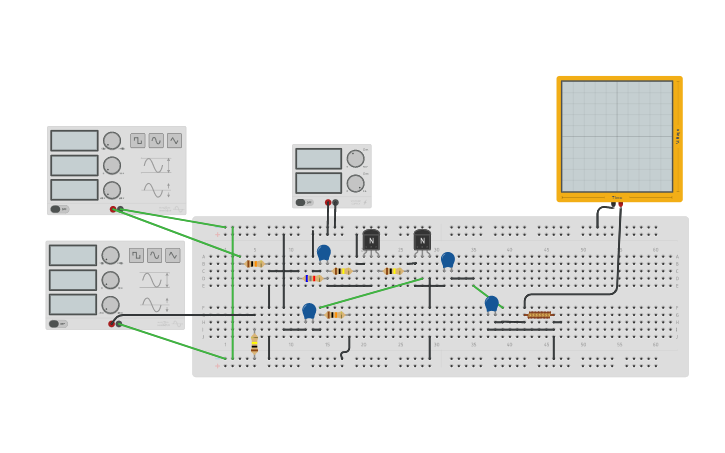 Circuit Design Amplitude Modulation Tinkercad