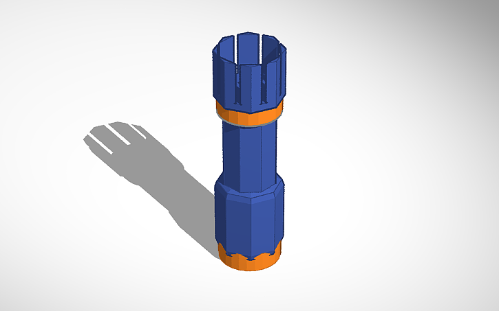 3D design chess rook - Tinkercad