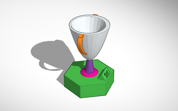 3D design Trophy for class - Tinkercad