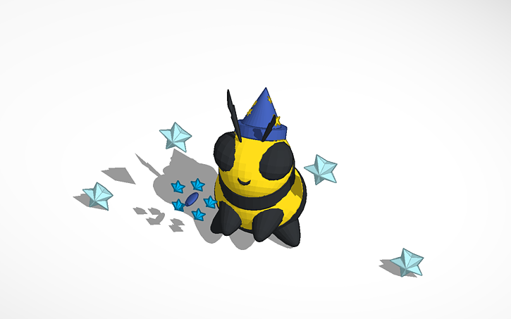 3D design Wizard Bee UB Saylor | Tinkercad