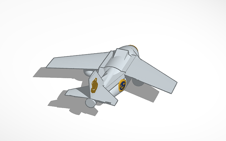 3D design SAAB J29 TUNNMAN - Tinkercad