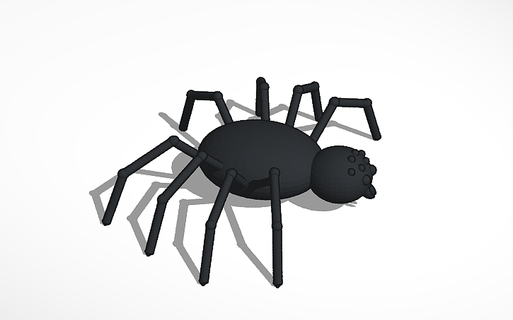 3D design Spider - Tinkercad