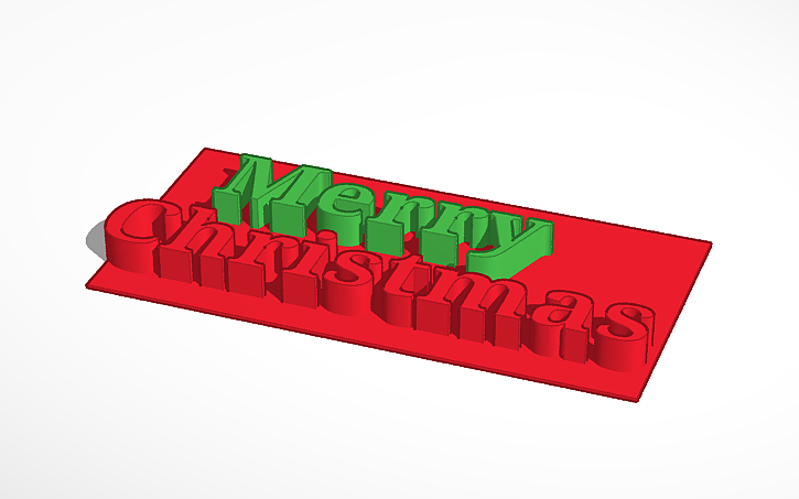 3D design Christmas - Tinkercad