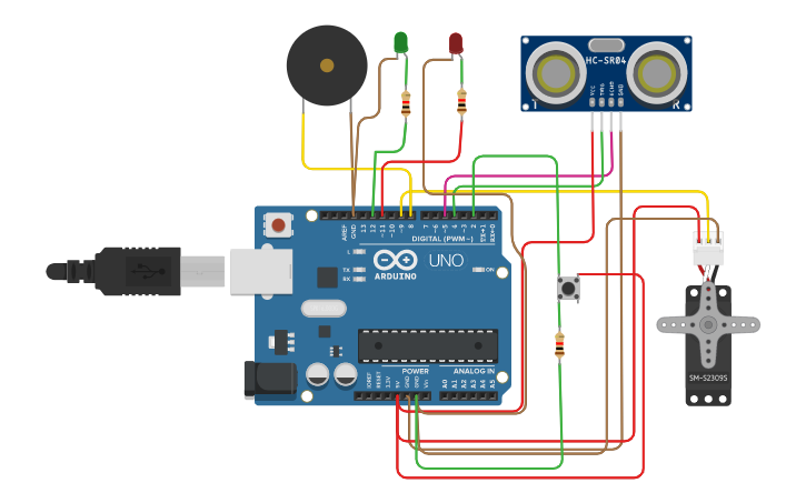 Circuit Design Atividade 3 Arduino Tinkercad