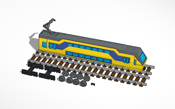 3D design Train - Tinkercad